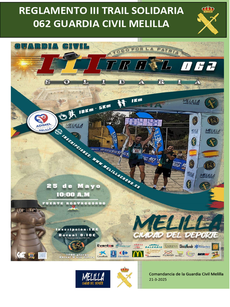 Reglamento Carrera GC 062 | PDF