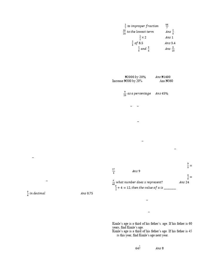 Math Bee Questions 1 | PDF | Area | Significant Figures