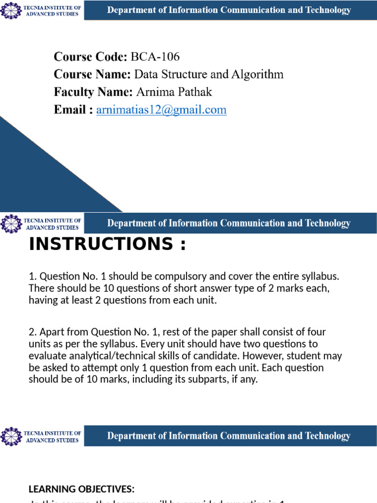 Unit 1 Introduction & Array | PDF | Queue (Abstract Data Type) | Data Structure