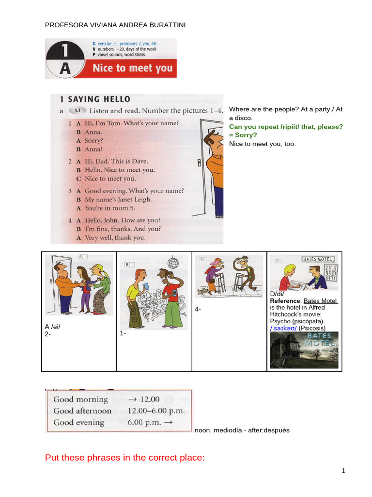 JAVIER - 4) NEF Elem - Units 1A & 1B (Done) | PDF
