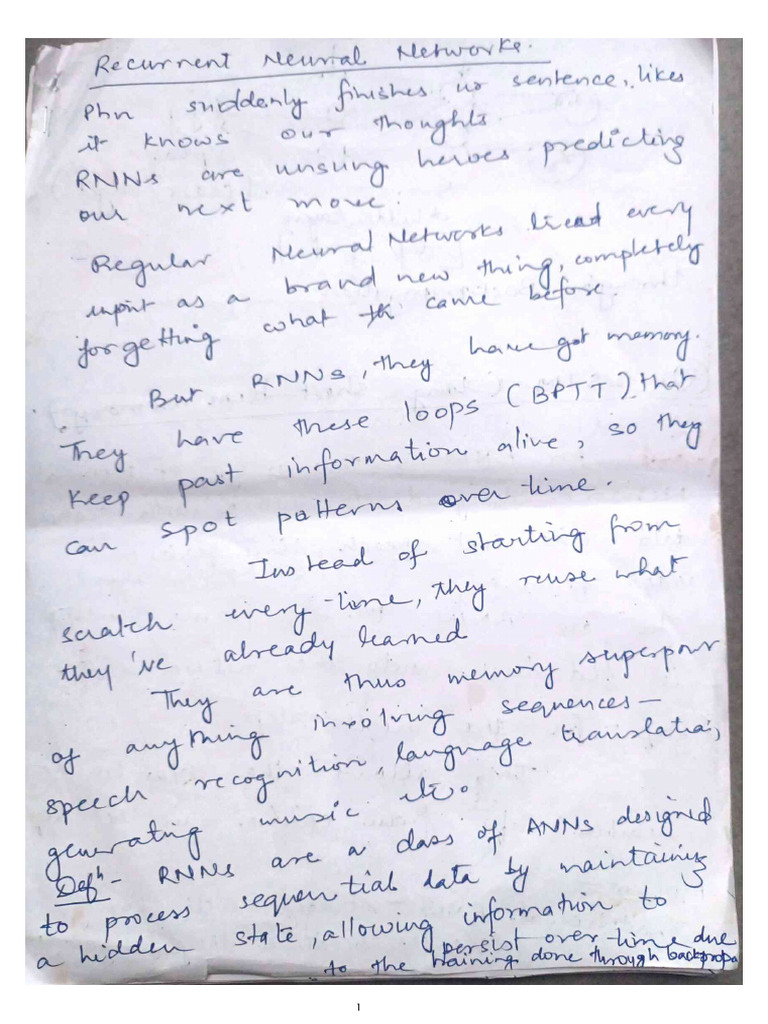 Unit 4 Handwritten Notes | PDF