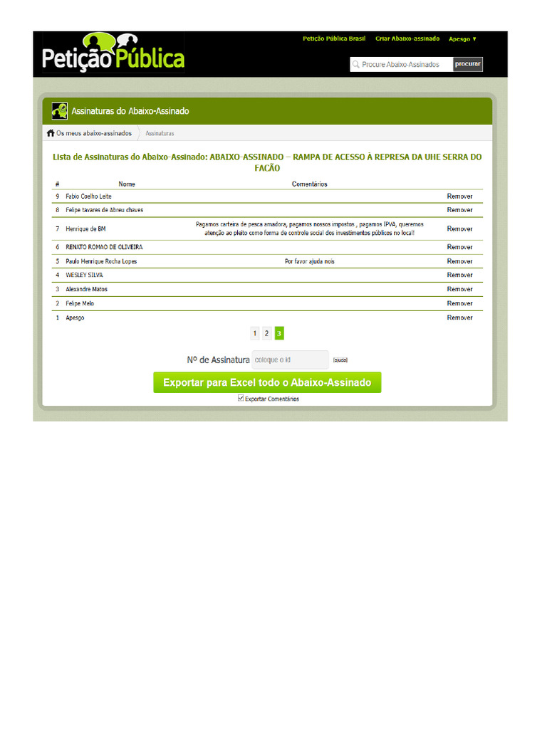 Abaixo Assinado Online | PDF