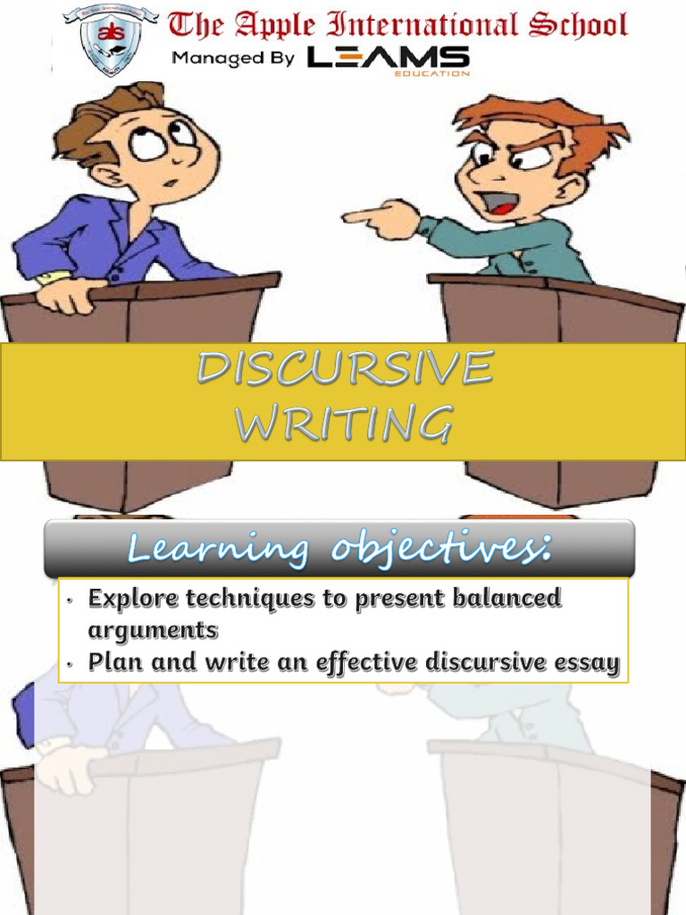 DISCURSIVE WRITING - STUDENT | PDF
