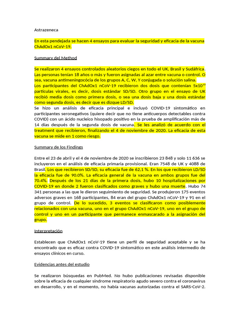 Astrazeneca | PDF | Especialidades Medicas | Medicina