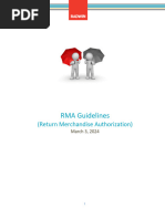 Cisco RMA Process Guide | PDF | Receipt | Invoice