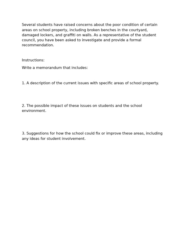 English Memo | PDF
