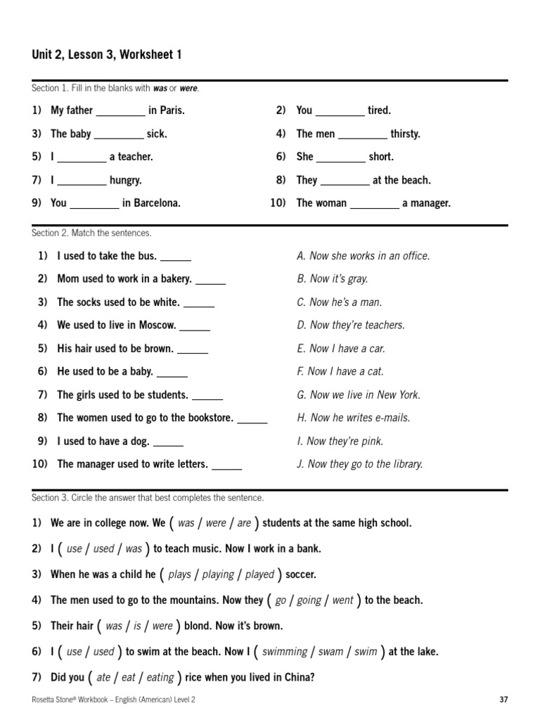 English (American) Level 2 - Student Workbook-41-44 | PDF