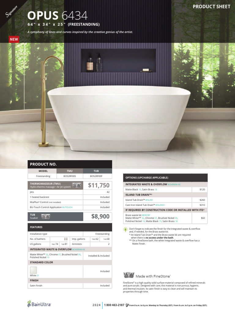 Product Sheet Opus 6434 | PDF | Building Engineering | Materials