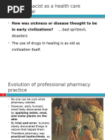 Timeline, History of Pharmacy | PDF | Pharmacy | Medicine