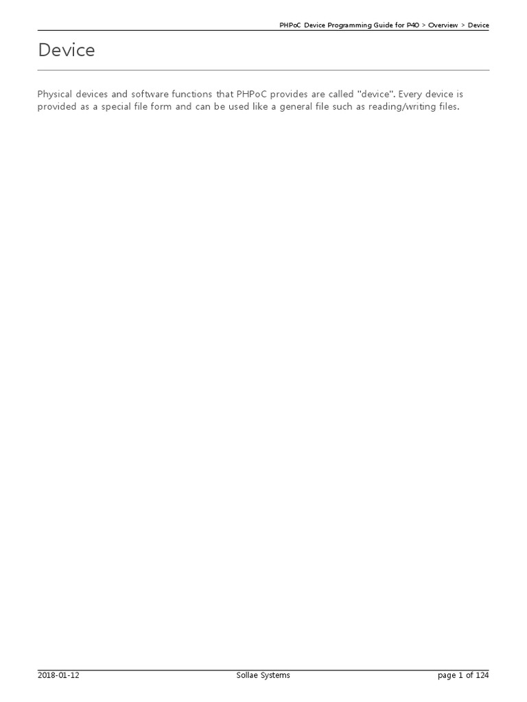 3.phpoc Device Programming Guide For p40 en 180112 | PDF | Network Socket | Transport Layer Security