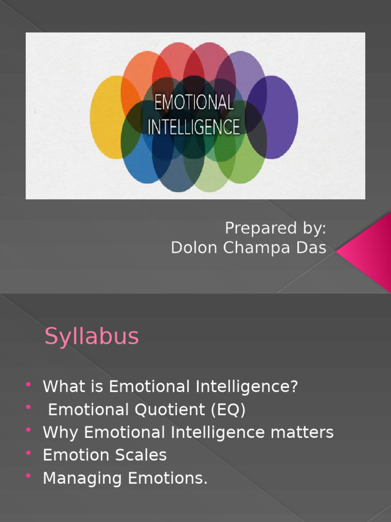 Emotional Intelligence | PDF | Emotional Intelligence | Emotions