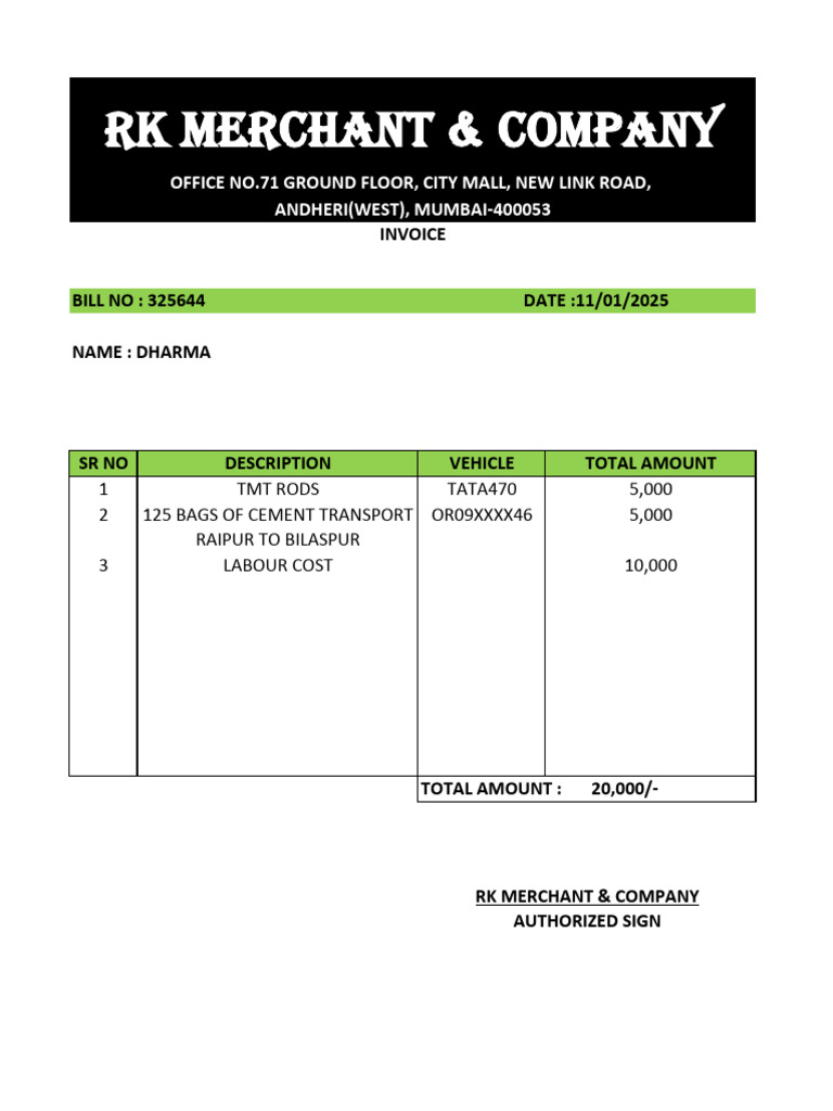 Dharma Bill | PDF