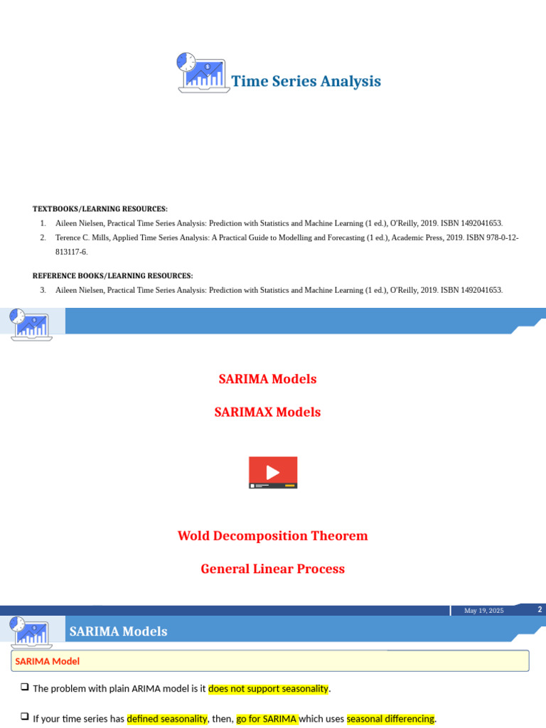 M2 - L5 (SARIMA General Linear Process Wold Decomposition) | PDF ...