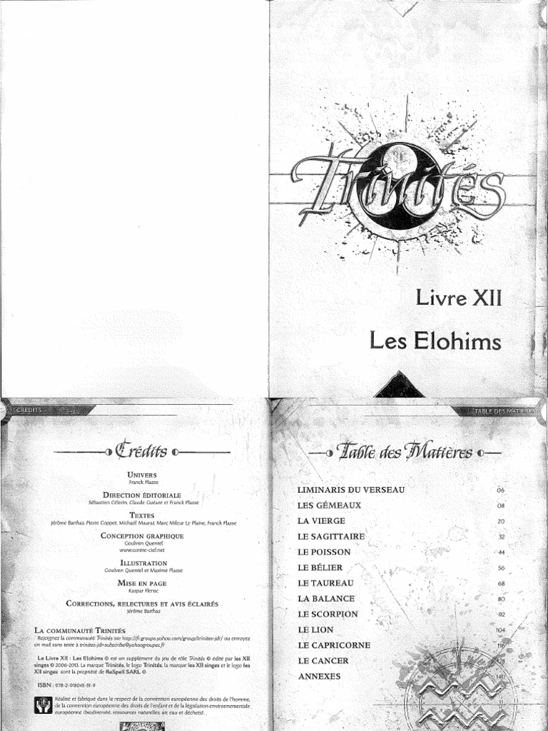 Livre XII - Les Elohims | PDF