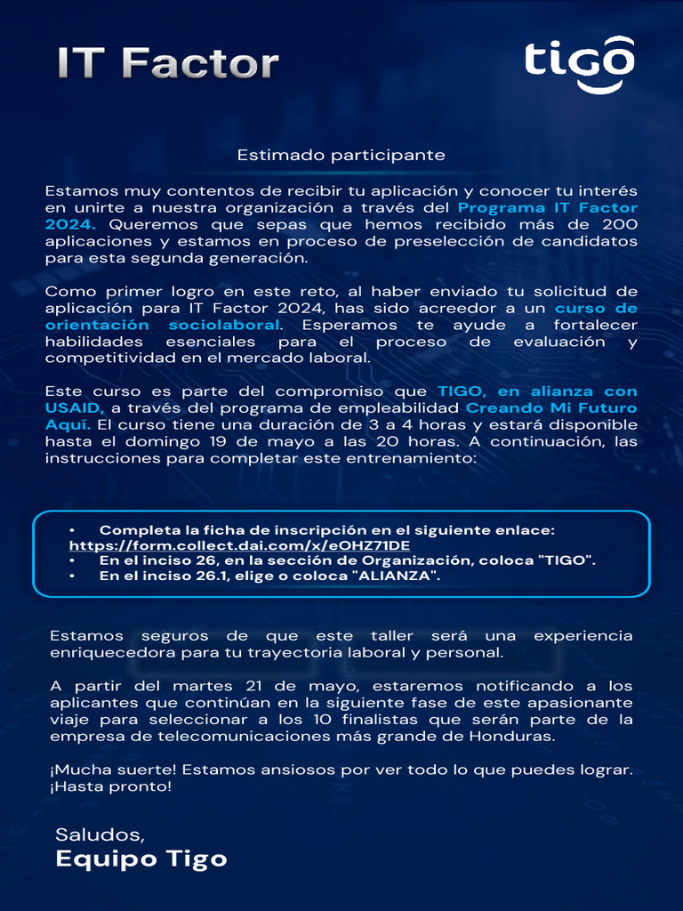 It Factor y Usaid | PDF