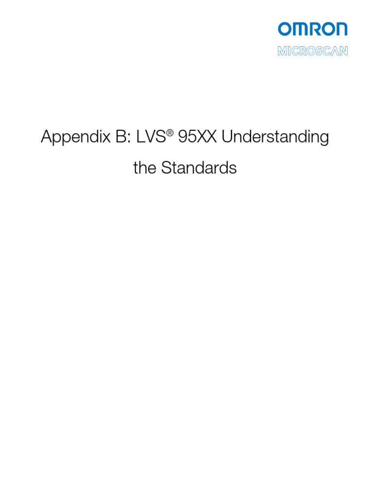 LVS-95XX Barcode Standards Guide | PDF | Barcode | Universal Product Code