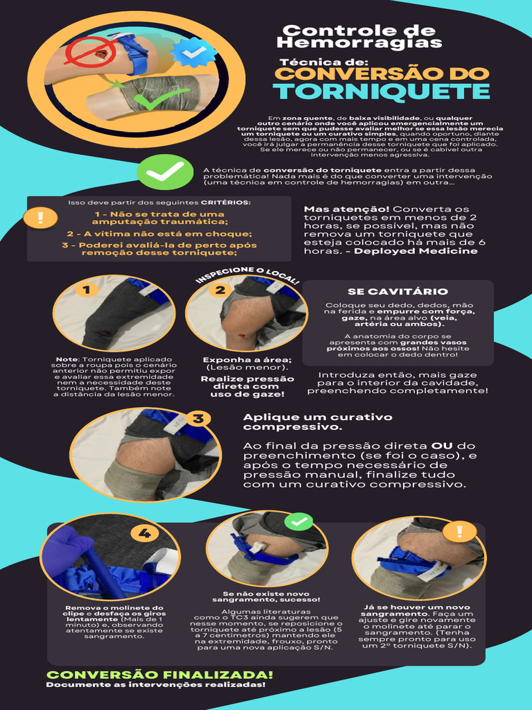 Técnica de Conversão Do Torniquete | PDF | Endotélio | Especialidades médicas
