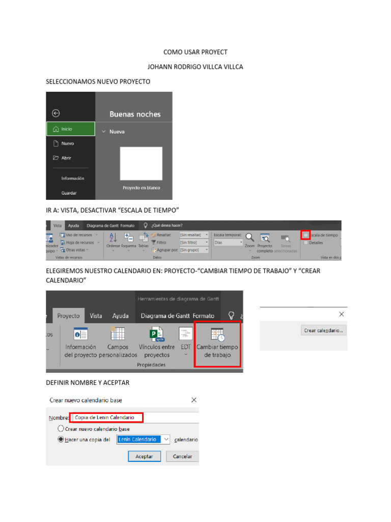 Como Usar Proyect | PDF