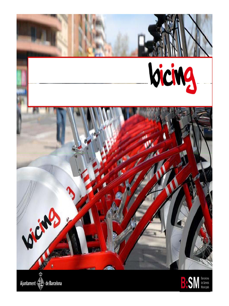 Bicing Barcelona: Guía de Uso y Tarifas | PDF | Transporte | Transporte ...