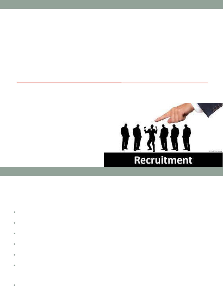 Comprehensive Guide to Recruitment Process | PDF | Recruitment | Employment