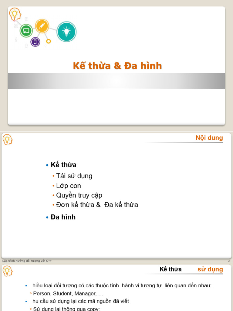 C++_06_Ke thua & Da hinh | PDF