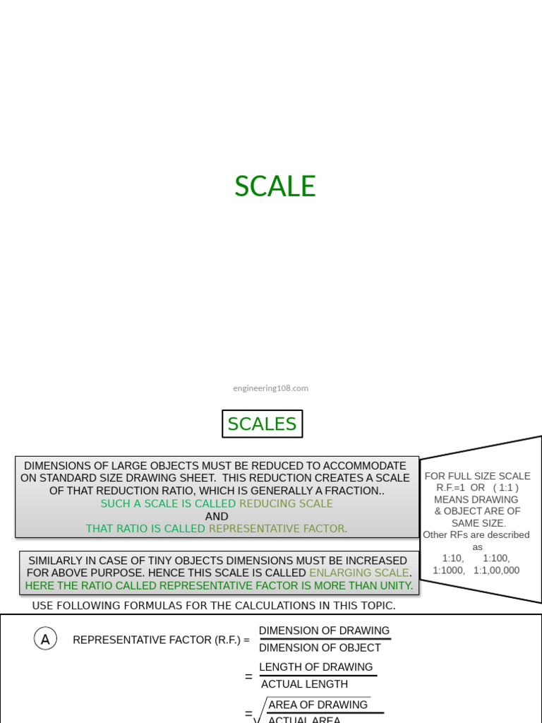 Engineering Drawing Scale | PDF | Angle | Volume
