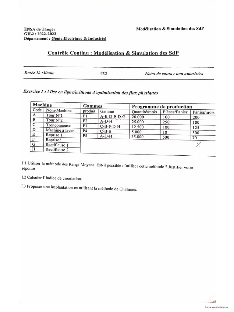 CC modélisation & simulation des SdP | PDF