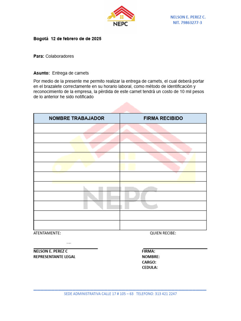 Membrete Nepc | PDF