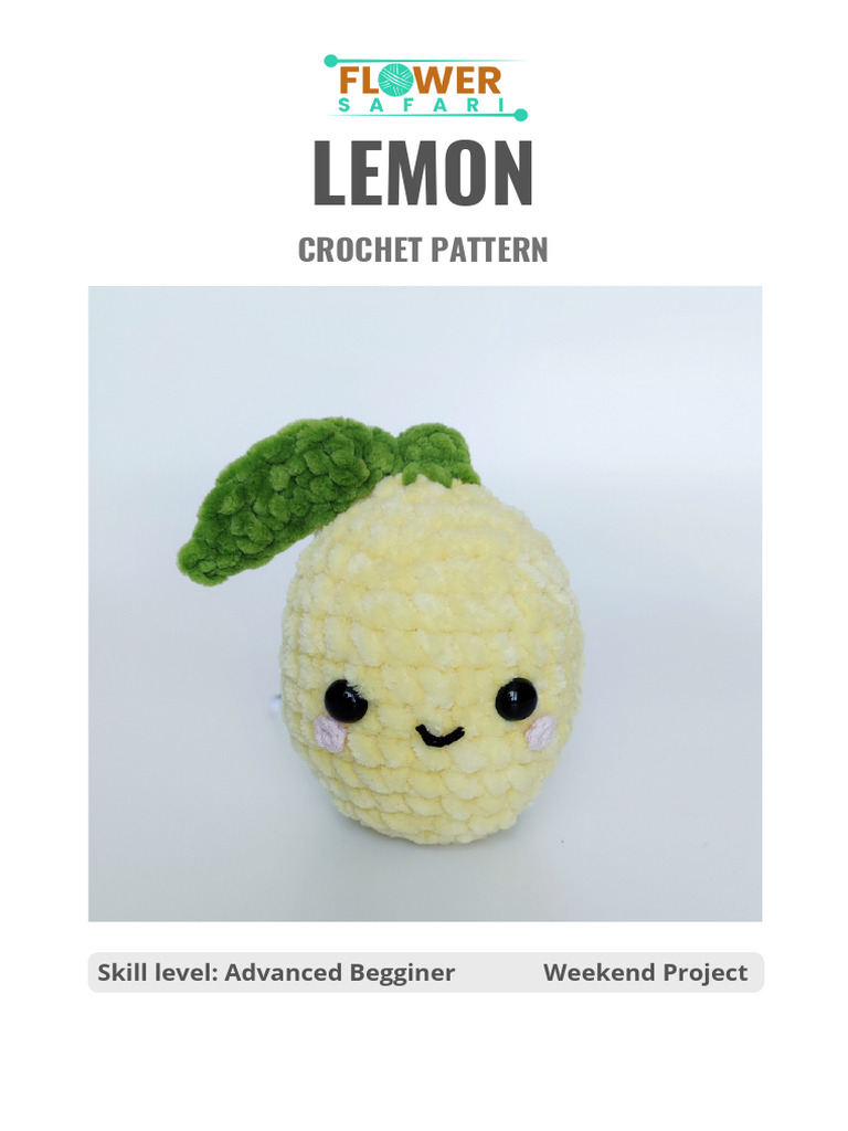 No Sew Lemon | PDF