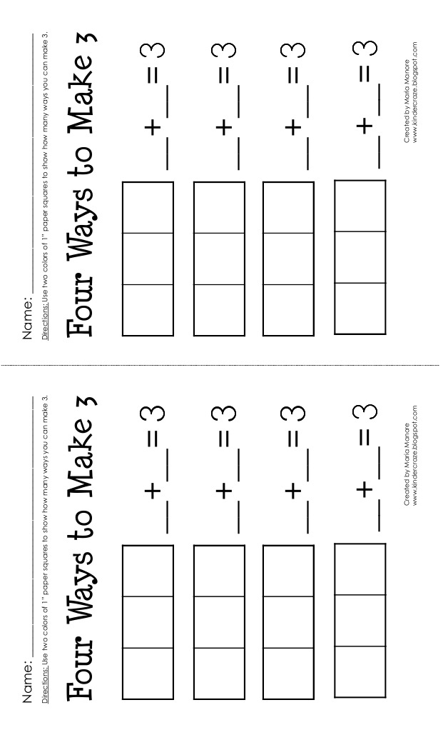 Four Ways To Make 3 | PDF