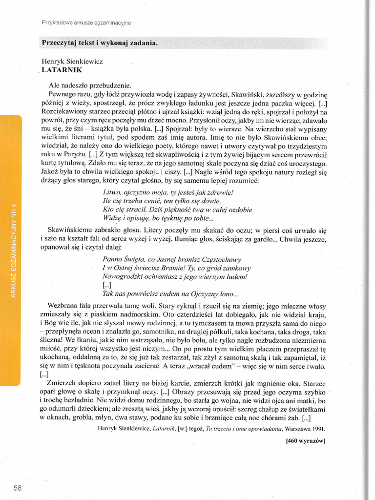 Egz. Próbny 4 - 20250302 - 0001 | PDF