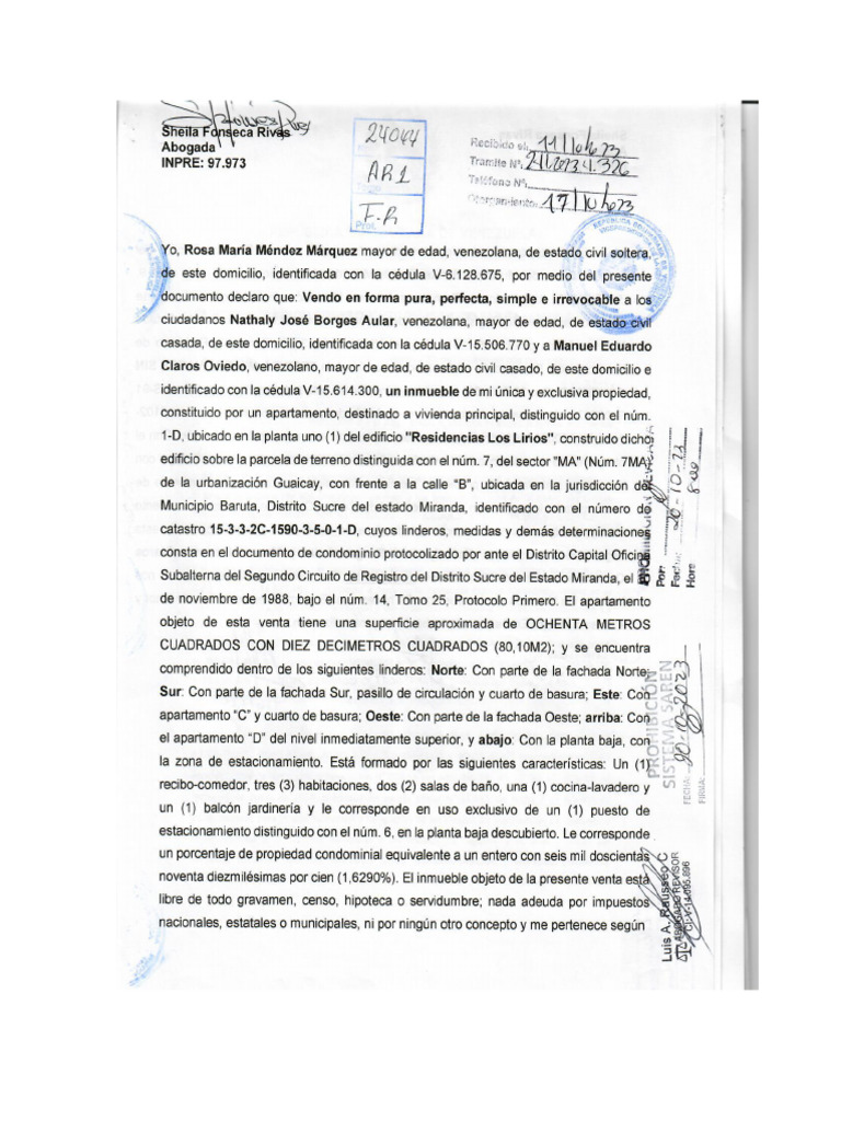 Documento Los Lirios | PDF