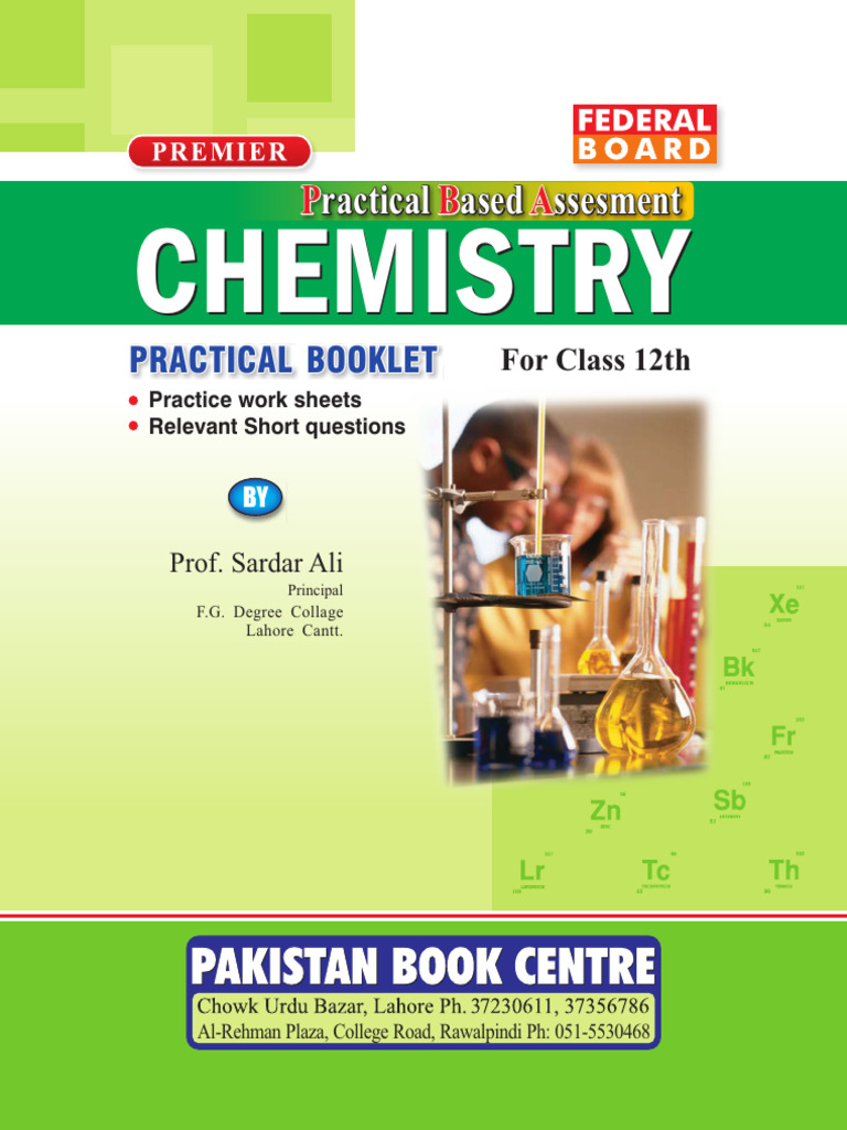 Class 12 Chemistry Practical Guide | PDF | Salt (Chemistry ...