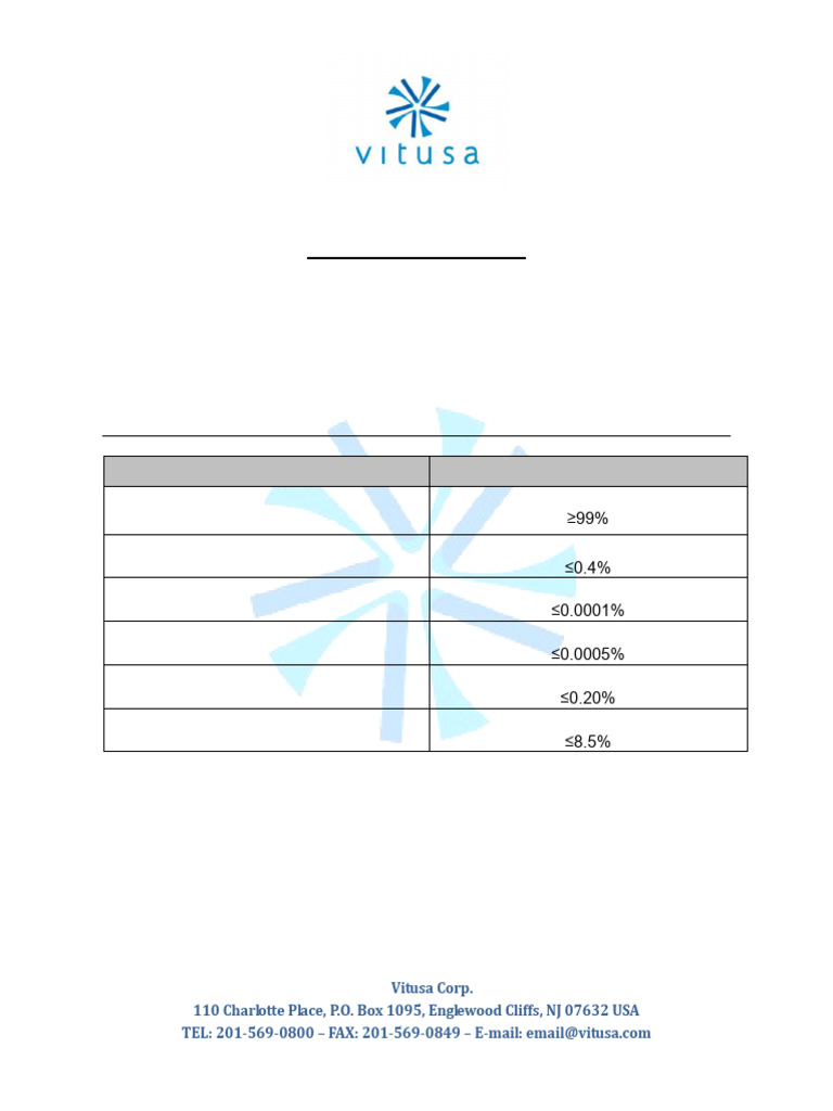 SODIUM BICARBONATE Vitusa | PDF