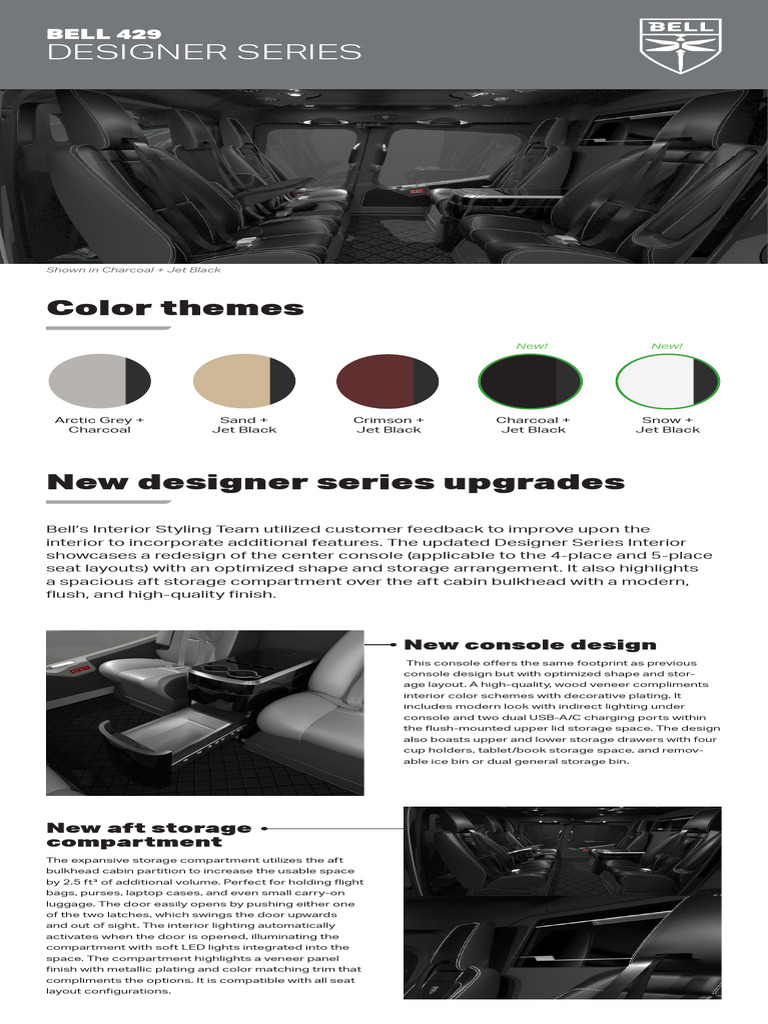 Bell 429 Designer Series | PDF | Door | Rear Wheel Drive Vehicles
