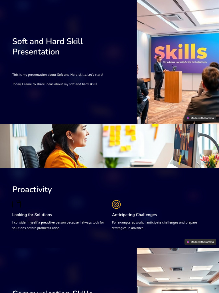 Soft and Hard Skill Presentation | PDF | Digital Marketing | Data