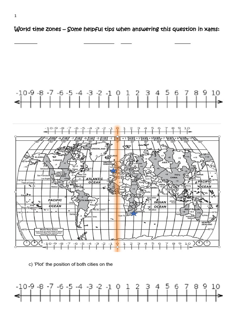 Time Zones Revision Step by Step Revision 2021 | PDF | Spacetime ...