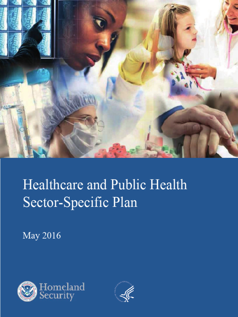 CISA (DHS) Healthcare and Public Health Sector-Specific Plan | PDF ...