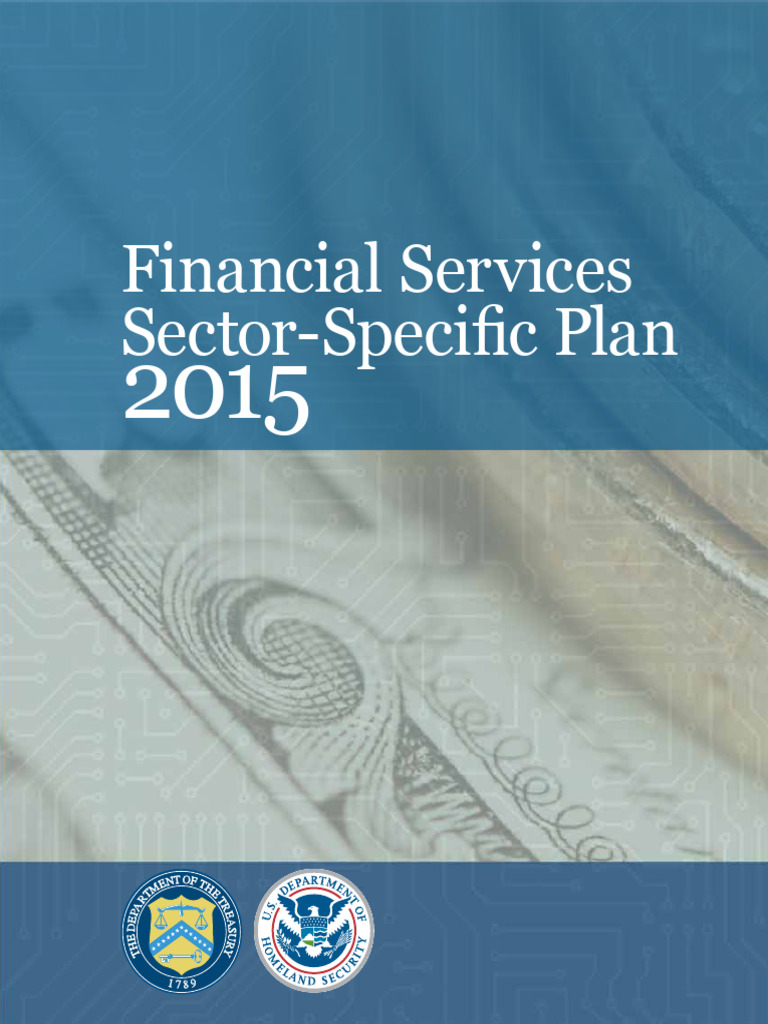 2015 Financial Services Sector Plan | PDF | Computer Security | Security