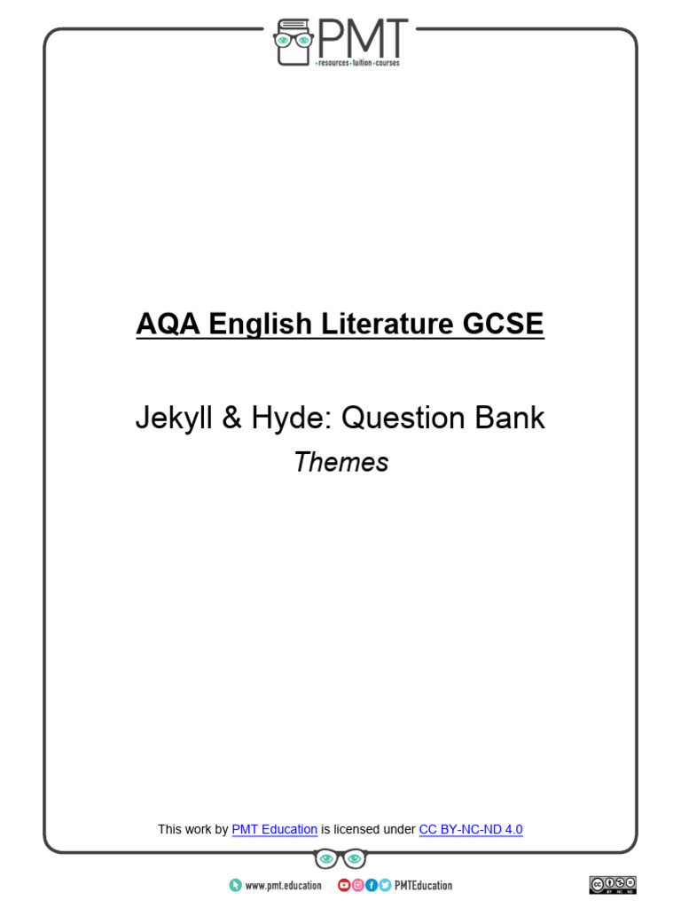 Jekyll and Hyde: Exploring Duality Themes | PDF | Dr. Jekyll And Mr ...
