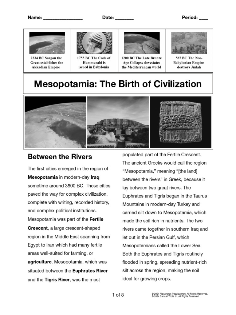 Mesopotamia: Cradle of Civilization | PDF | Mesopotamia | Sumer