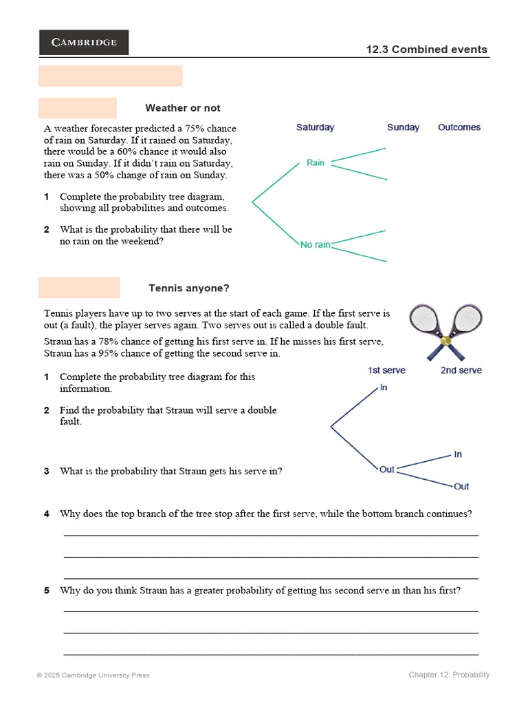Probability Challenges and Solutions | PDF