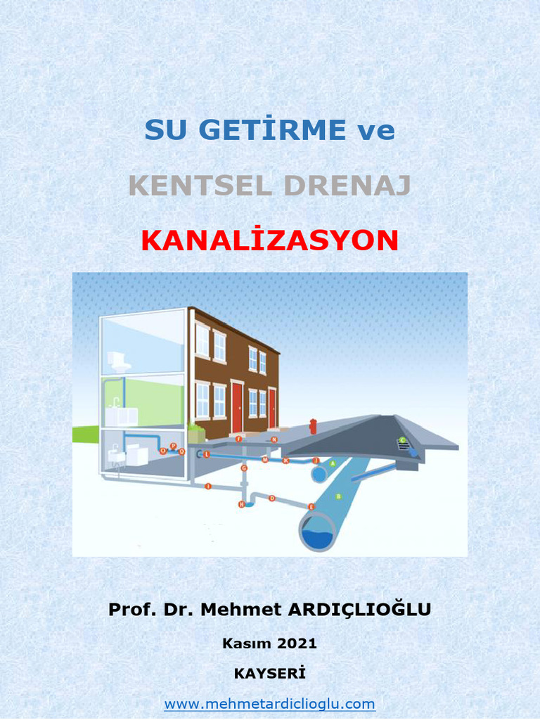 Su Getirme Ve Kentsel Drenaj Kanalizasyo | PDF