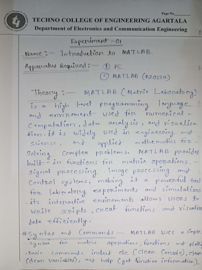 Basic Simulation Lab | PDF