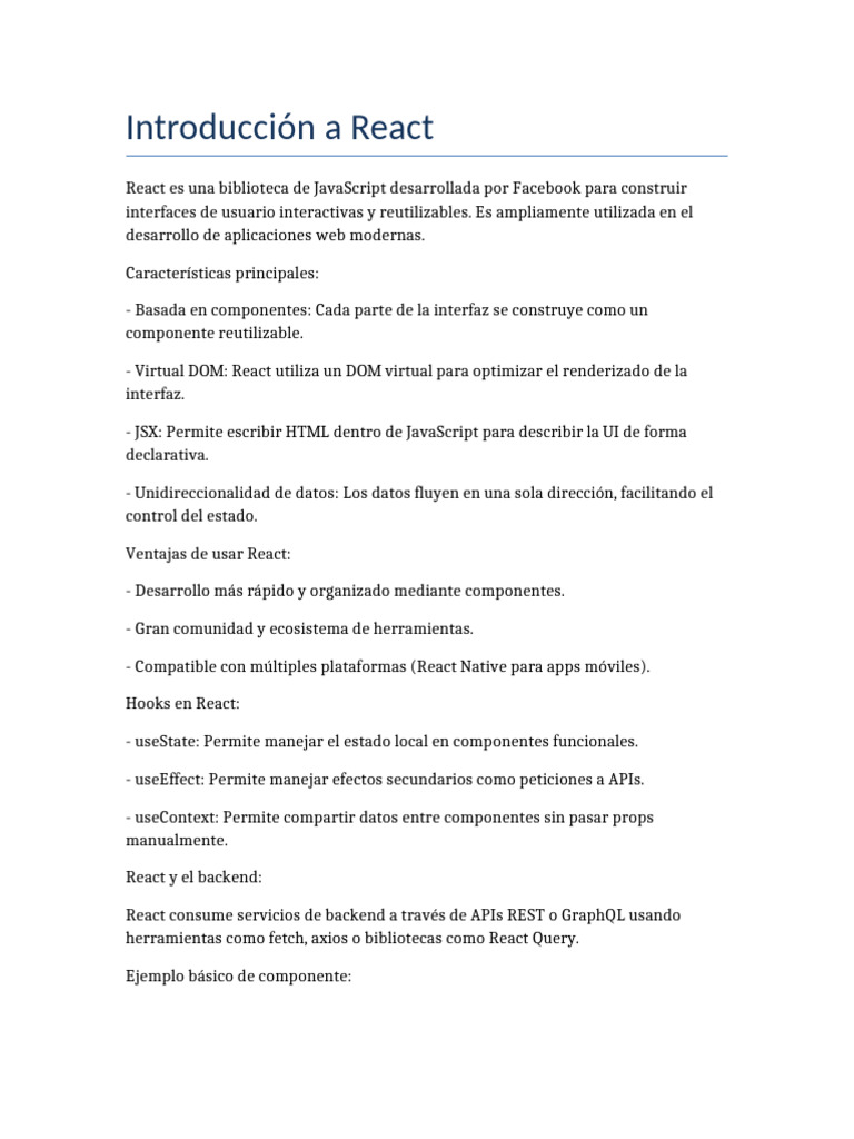 Introduccion_React | PDF