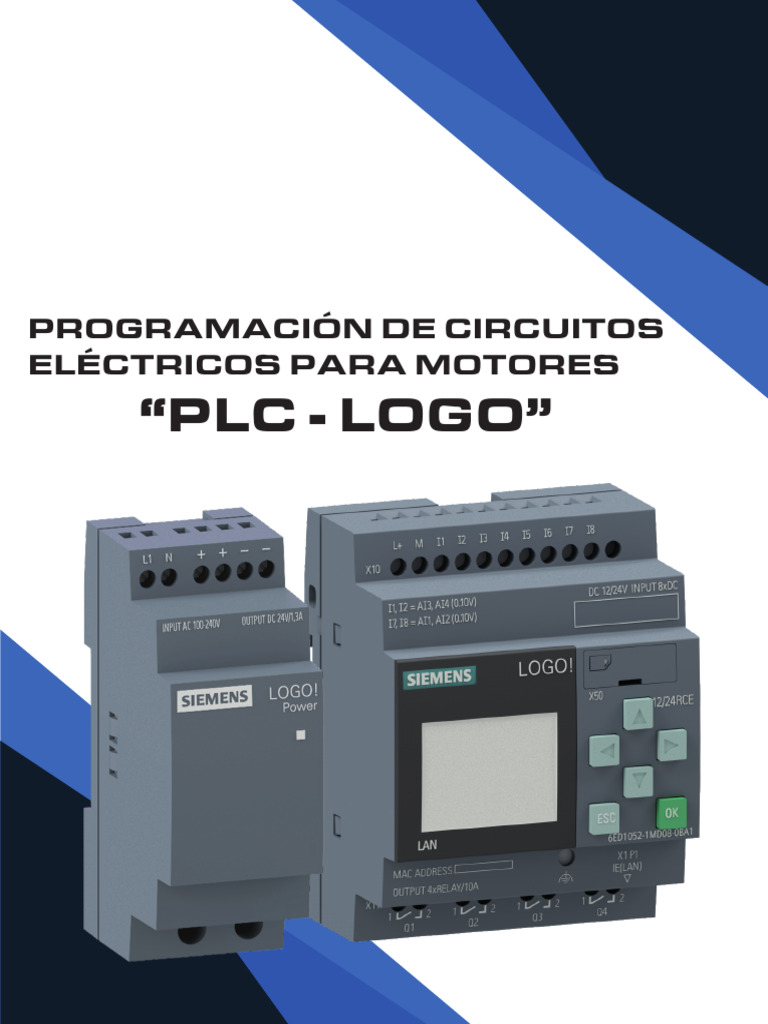 Programación de Circuitos PLC LOGO | PDF | Puerta lógica | Bienes ...