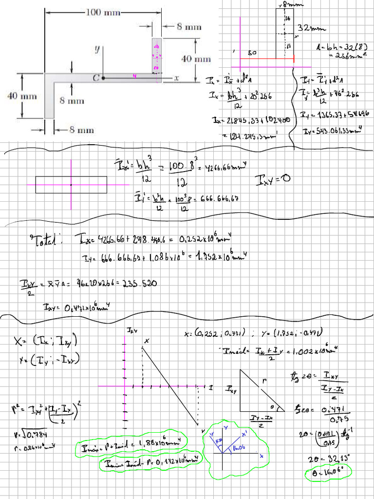 Exercício 3a - Produto de Inércia | PDF