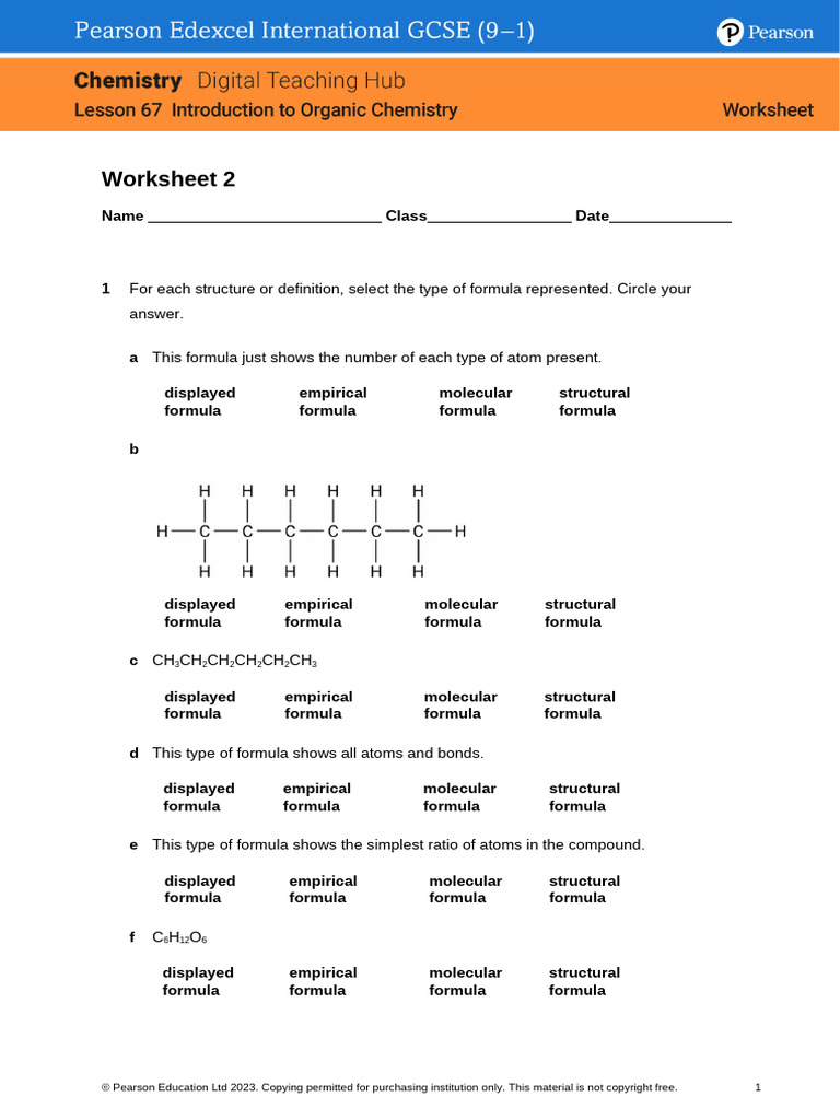 1739271761861-IG Chemistry Lesson67 Worksheet2 | PDF | Molecules ...