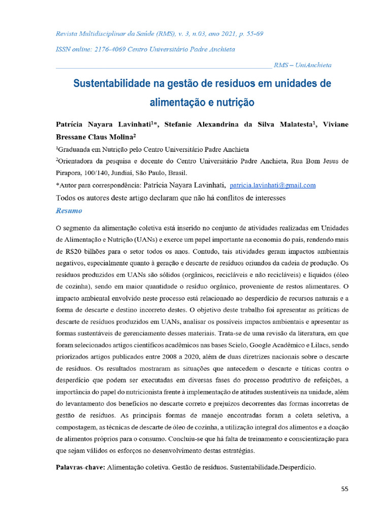 Artigo de Bhs | PDF