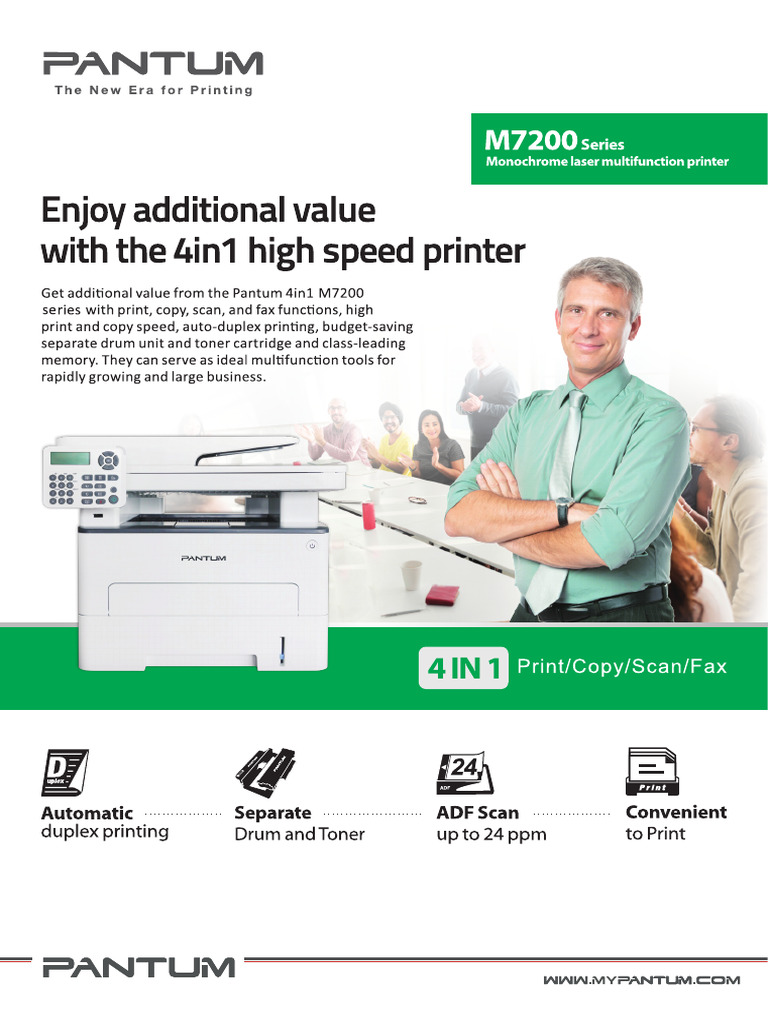 Pantum M7200 Series | PDF
